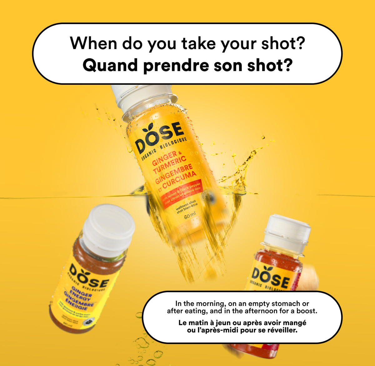 PACK VARIÉTÉ DE SHOTS - 36 shots pressés à froid 60ml - Dose Juice