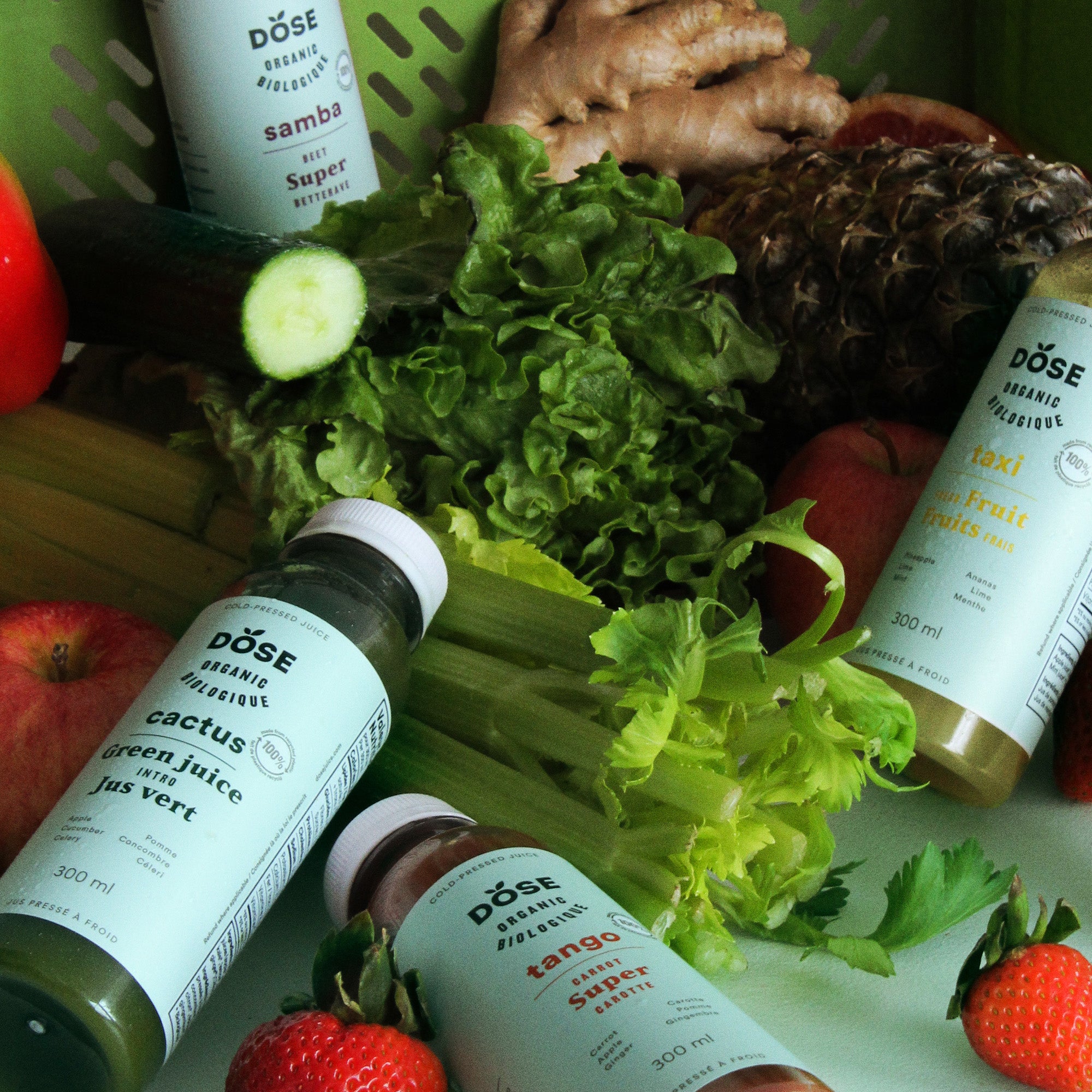7-Day Beginner Cleanse - PURITY - 70 organic cold pressed juices 300ml ...